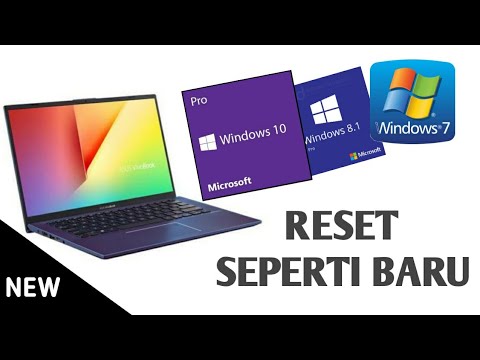 Cara reset laptop seperti baru lagi | windows 10,8,7. | Tutorial reset windows terbaru