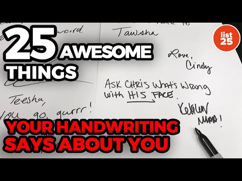 25 AWESOME Things Your Handwriting Says About You - Graphology Secrets Revealed!