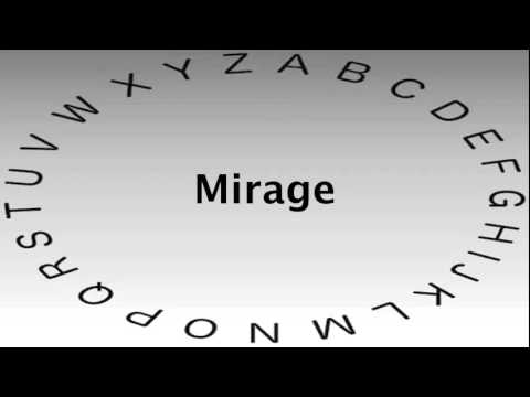 Spelling Bee Words and Definitions β Mirage