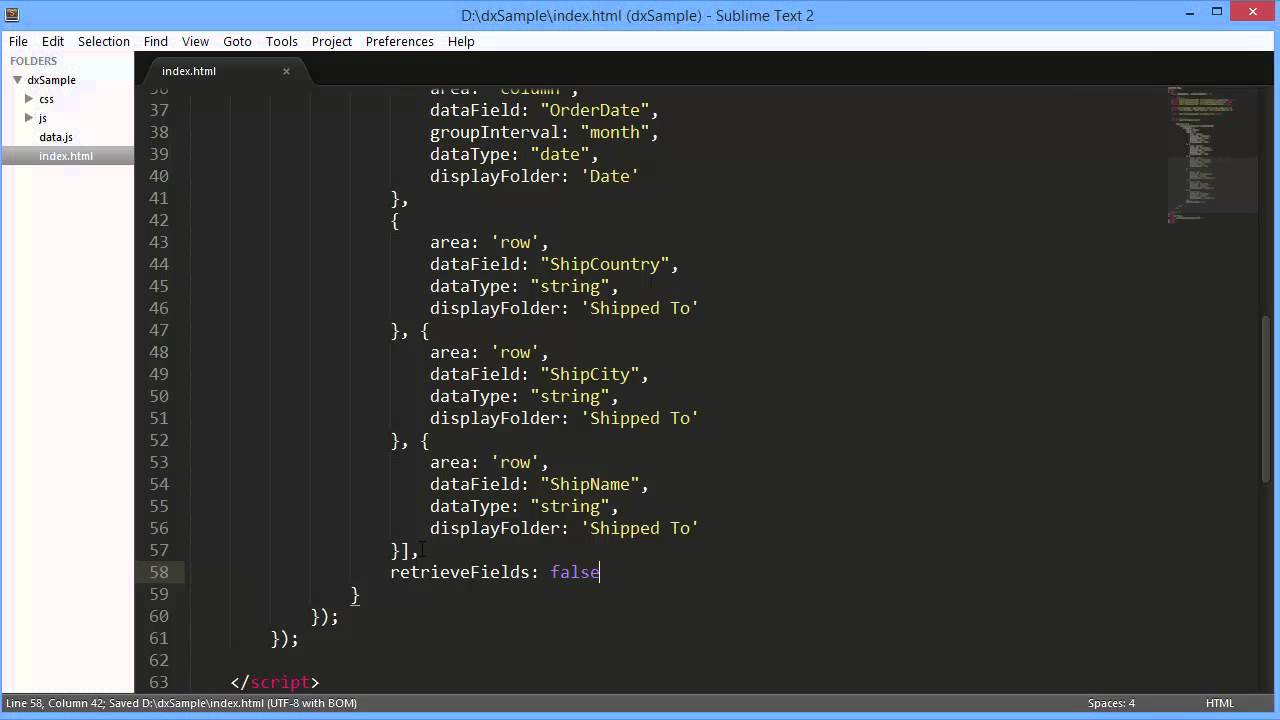 DevExreme: Getting Started with the HTML5 PivotGrid