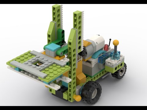 WEDO 2.0 LEGO Education ⚙️ FORKLIFT [FORKLIFT TRACTOR] (Projects LEGO WeDo 2.0 45300 Core Set)