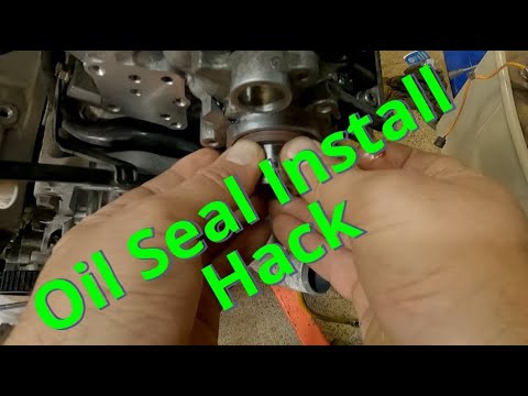 Easy oil seal installation
