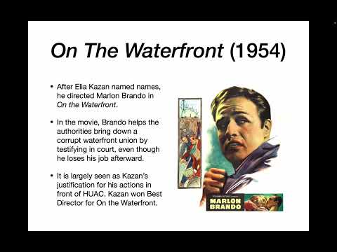 US Literature/US History: The Hollywood 10 and the Blacklist