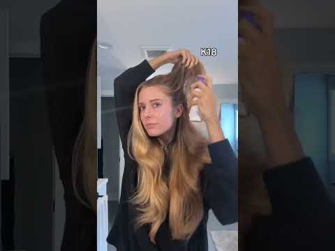 Comparing K18 Airwash Dry Shampoo vs Garnier Micellar Water... can you tell a difference? #haircare