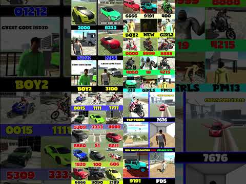 New 50+ Real Codes Of Indian Bikes Driving 3D game ๐ฎ of rohit gaming studio ( part 21 )