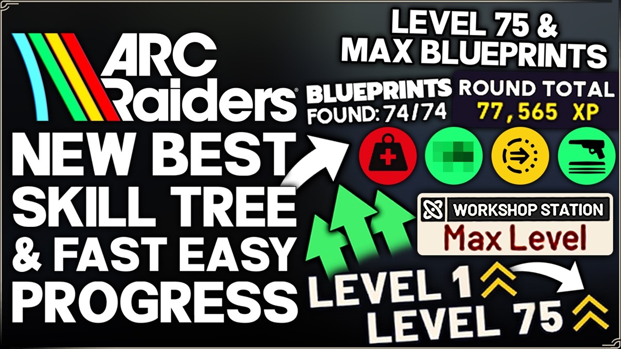 Arc Raiders - This is OP - New Best Skill Tree, FAST Easy Level 75 & More - Post Expedition 2 Guide!