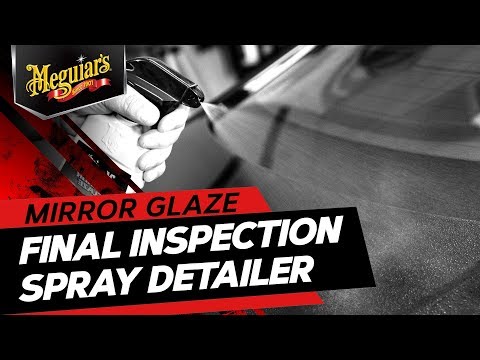 Meguiar’s M34 Mirror Glaze Final Inspection – Professional Spray Detailer for Final Touch, 1 Gallon