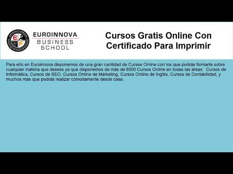 cursos gratis online con certificado para imprimir