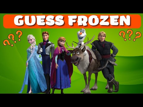 FROZEN ❄️ BEST QUIZ | How well you know about Anna, Elsa and Friends | Guess Frozen