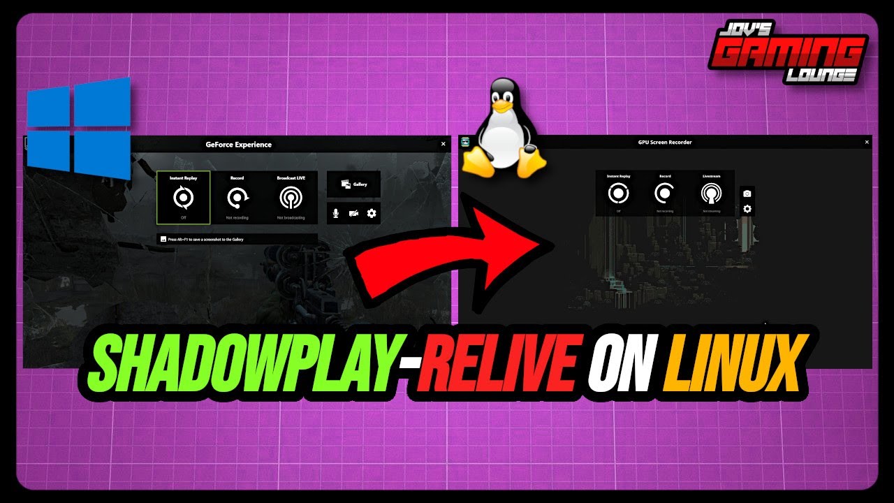 GPU Screen Recorder - Shadowplay / ReLive Alternative For Linux | Linux Gaming