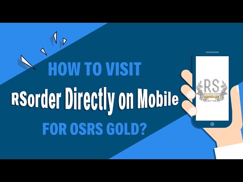How to Create RSorder Shortcut to Buy OSRS Mobile Gold Directly?