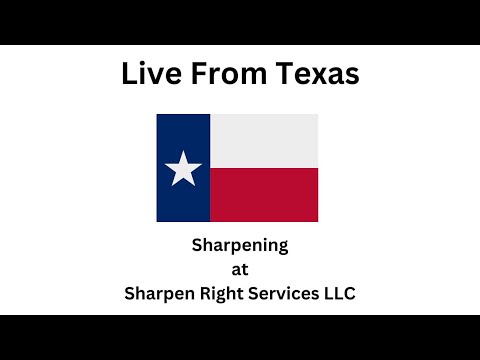 Thursday Night Sharpening Sharpen Right Services LLC - Mike White is live!