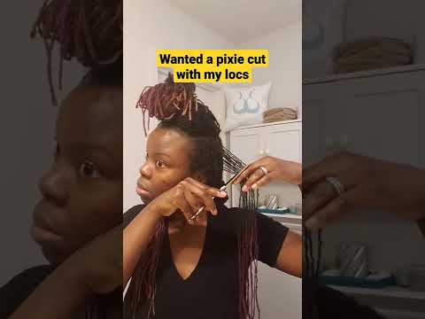 I cut my sisterlocks 😱 then sold the locs 🤑 #shorts #haircut