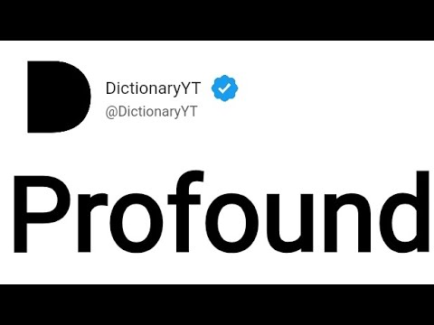 Profound Meaning in English