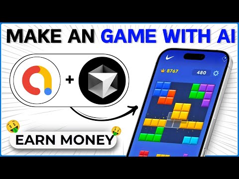 Make AI Mobile Game Without Coding & Earn Money Online Using Ai
