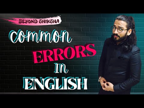 Common errors in English | English Tautology | Figure of speech | error detection and correction