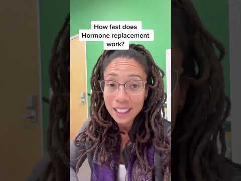 How fast does hormone replacement therapy work?