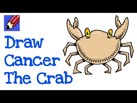How to draw Cancer the Crab Zodiac Sign Real Easy – Shoo Rayner