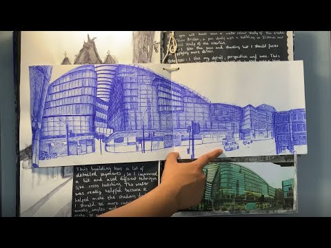 A* GCSE art sketchbook QUICK flip through