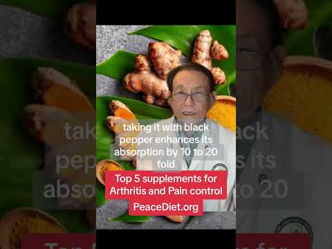Top five supplements for arthritis and pain control