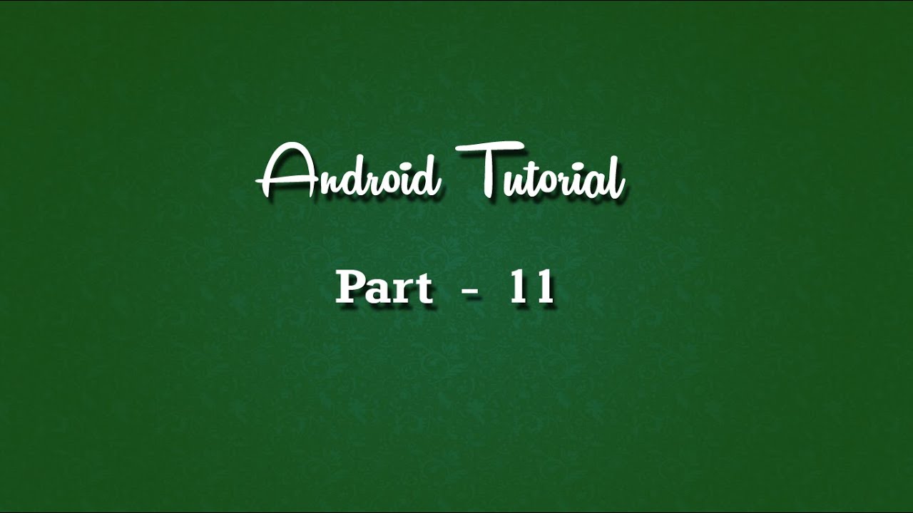 #android #androidtutorial Android Tutorial Lesson 11  Scrollview
