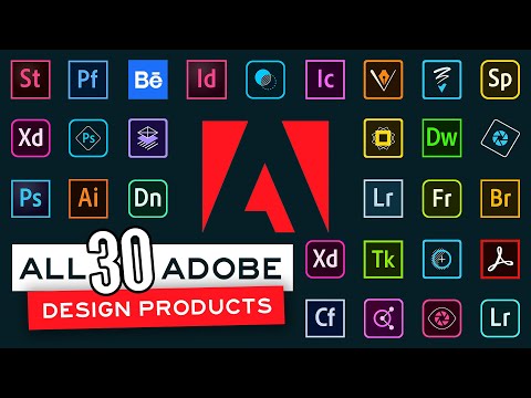 All 30 Adobe DESIGN products explained in 3 minutes!