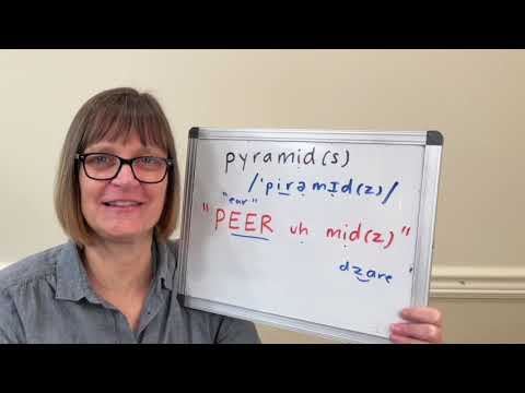 How to Pronounce Pyramid and Pyramids