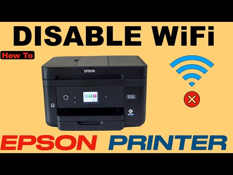 How To Disable WiFi on Epson Printer !