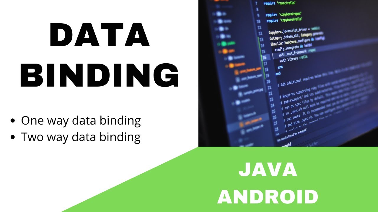 ANDROID - DATA BINDING || TUTORIAL IN JAVA