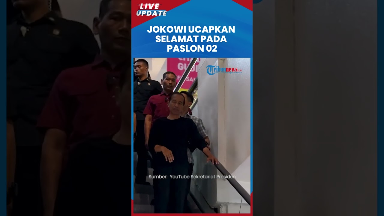 Presiden Jokowi Ucapkan Selamat atas Keunggulan Hasil Quick Count Prabowo-Gibran dalam Pemilu ...