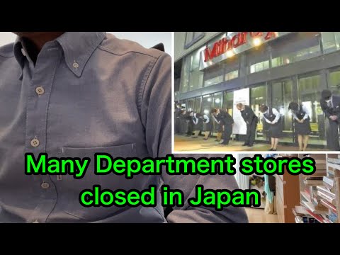 40% of department stores in Japan has been out of business in 25 years, why?