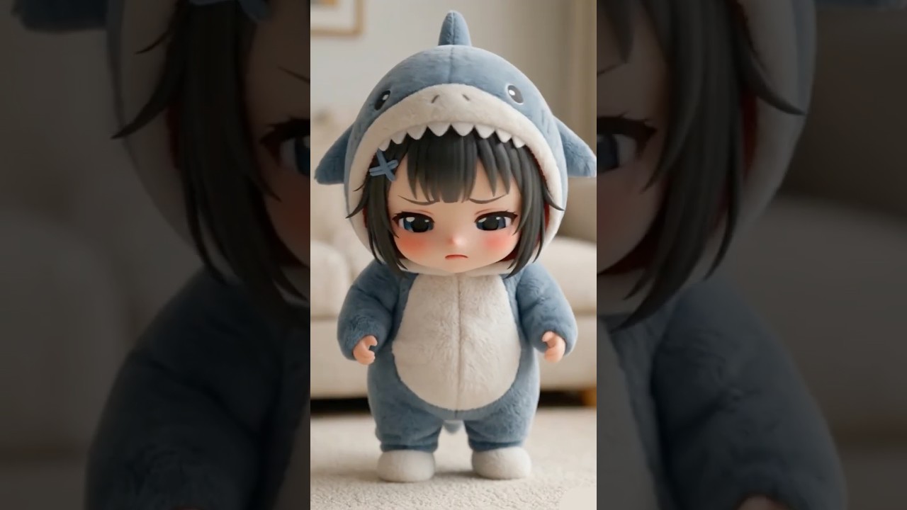 NOOO MY COOKIE 😭🍪#shorts  #chibi   #cutegirl  #babyshark   #kawaii  #cute  #animation #viral