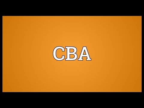 CBA Meaning