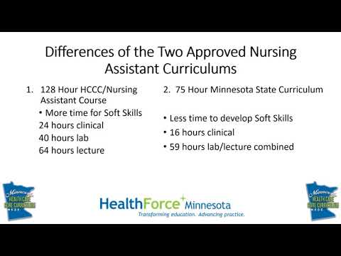 HCCC used as a Pathway to the Nursing Assistant