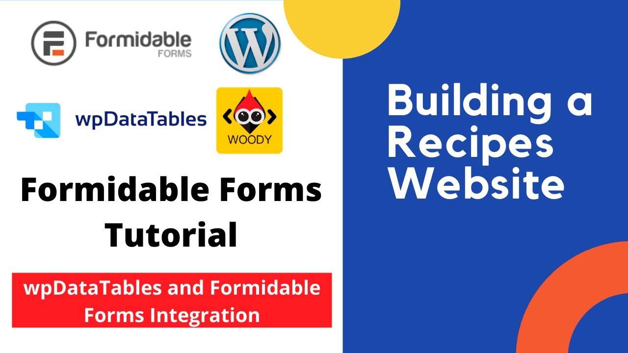 wpDataTables and Formidable Forms Integration