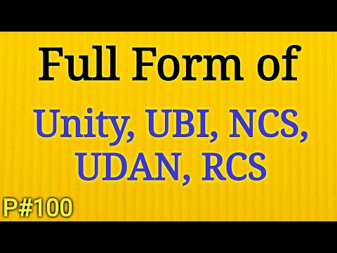 Full form of Unity, UBI, NCS, UDAN, RCS in Government Scheme | Gk in Hindi | Mahipal Rajput