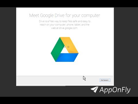How to use GoogleDrive with AppOnFly?