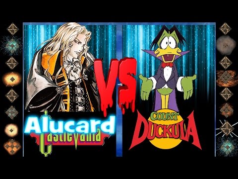 Alucard (Castlevania) vs Count Duckula (Cosgrove Hall) - Ultimate Mugen Fight 2016