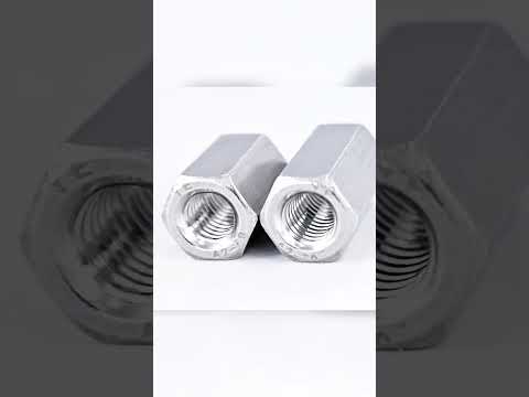 DIN 6334 Metric Hex Coupling Nut A2 Stainless Steel Fasteners