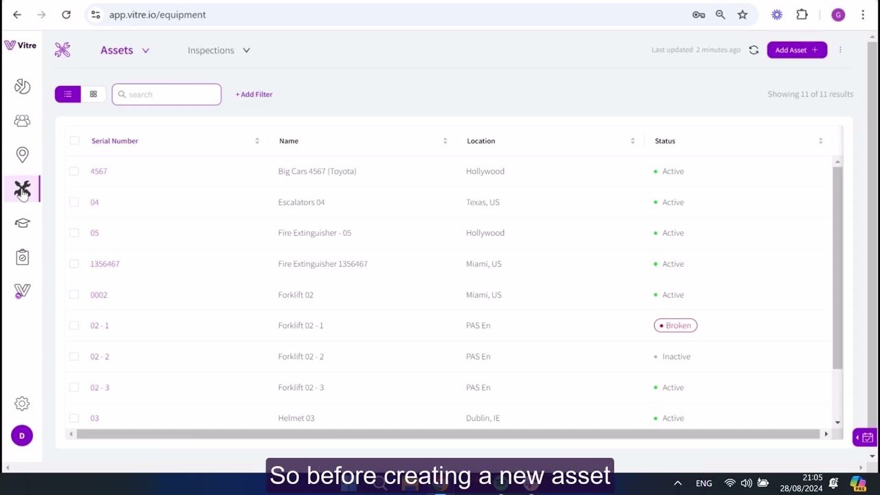 How to add a new asset?