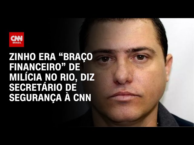 Zinho era “braço financeiro“ de milícia no Rio, diz secretário de ...