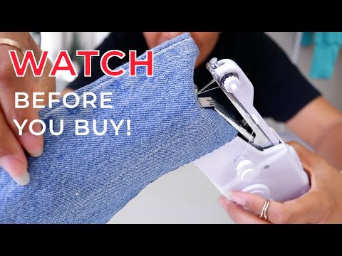 The Truth About Handheld Sewing Machines and How To Use Them!