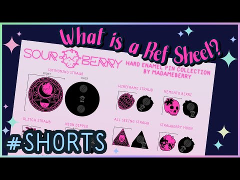 What is an Enamel Pin Reference Sheet? Enamel Pin Design #shorts ...