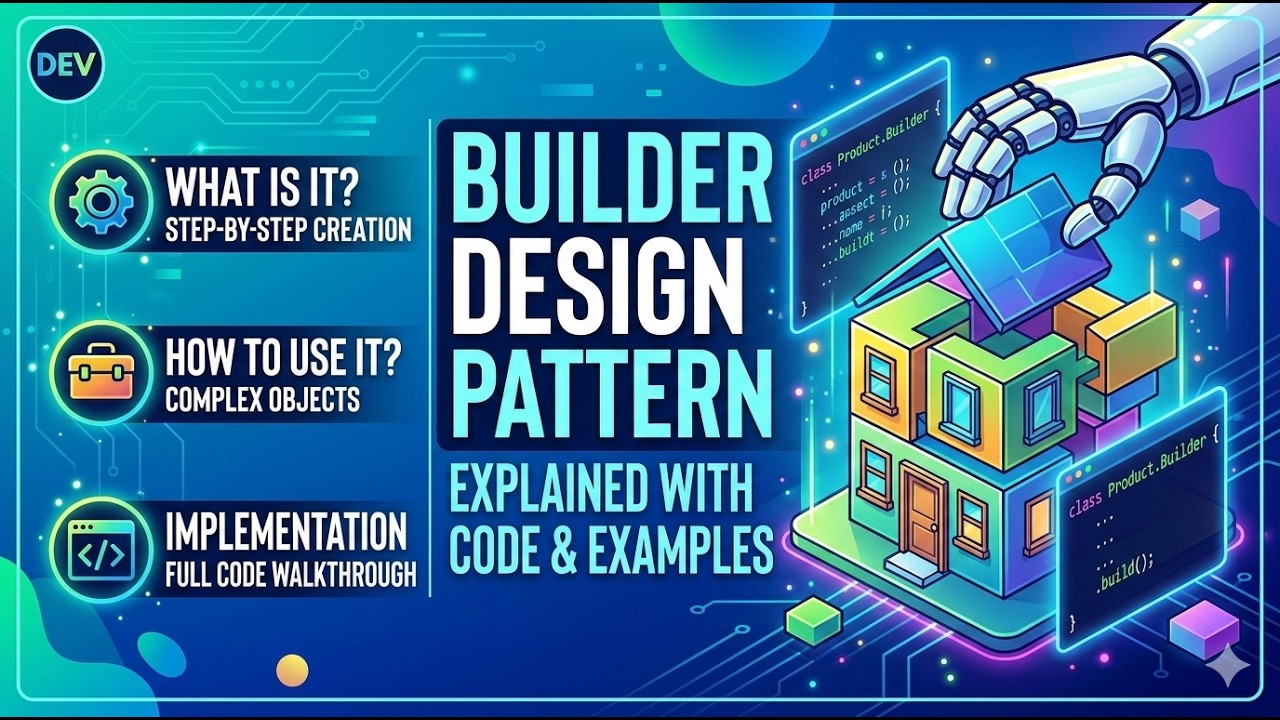 Builder Design Pattern | LLD Explained with Code and Real Examples