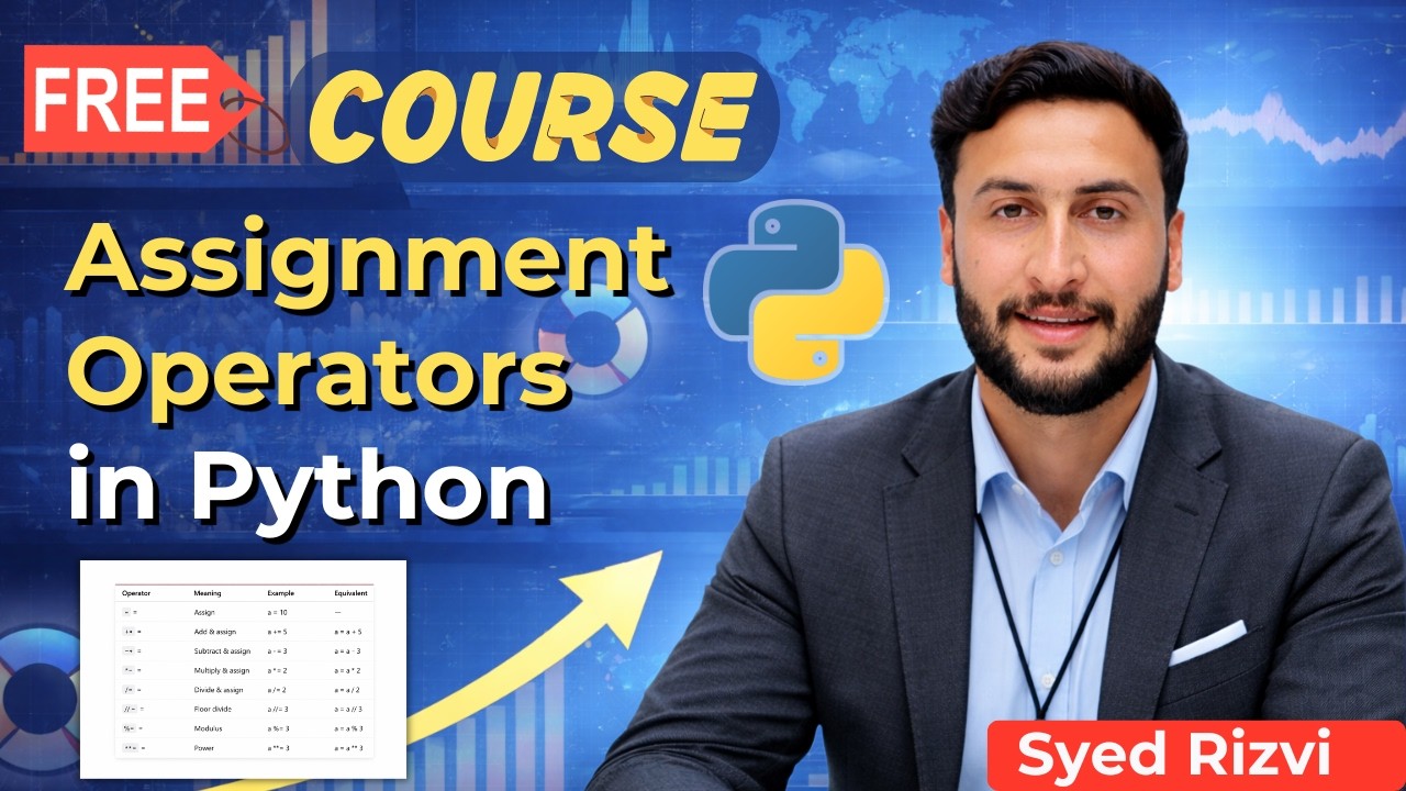 Assignment Operators in Python | Python Assignment Operators | Python Tutorial | Operators in Python