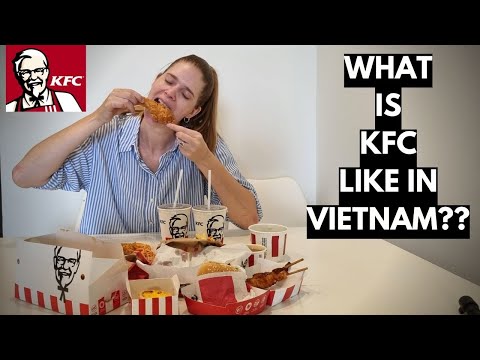π KFC in Vietnam! We had to try it!