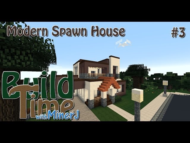 Modern Spawn House Minecraft Map