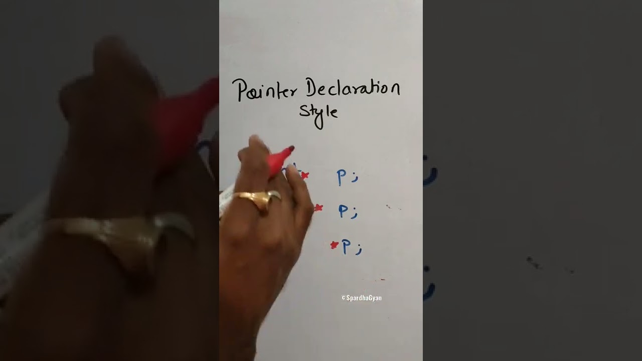 Pointer Declaration Styles | C Programming language Tutorial #shorts #programming #computers