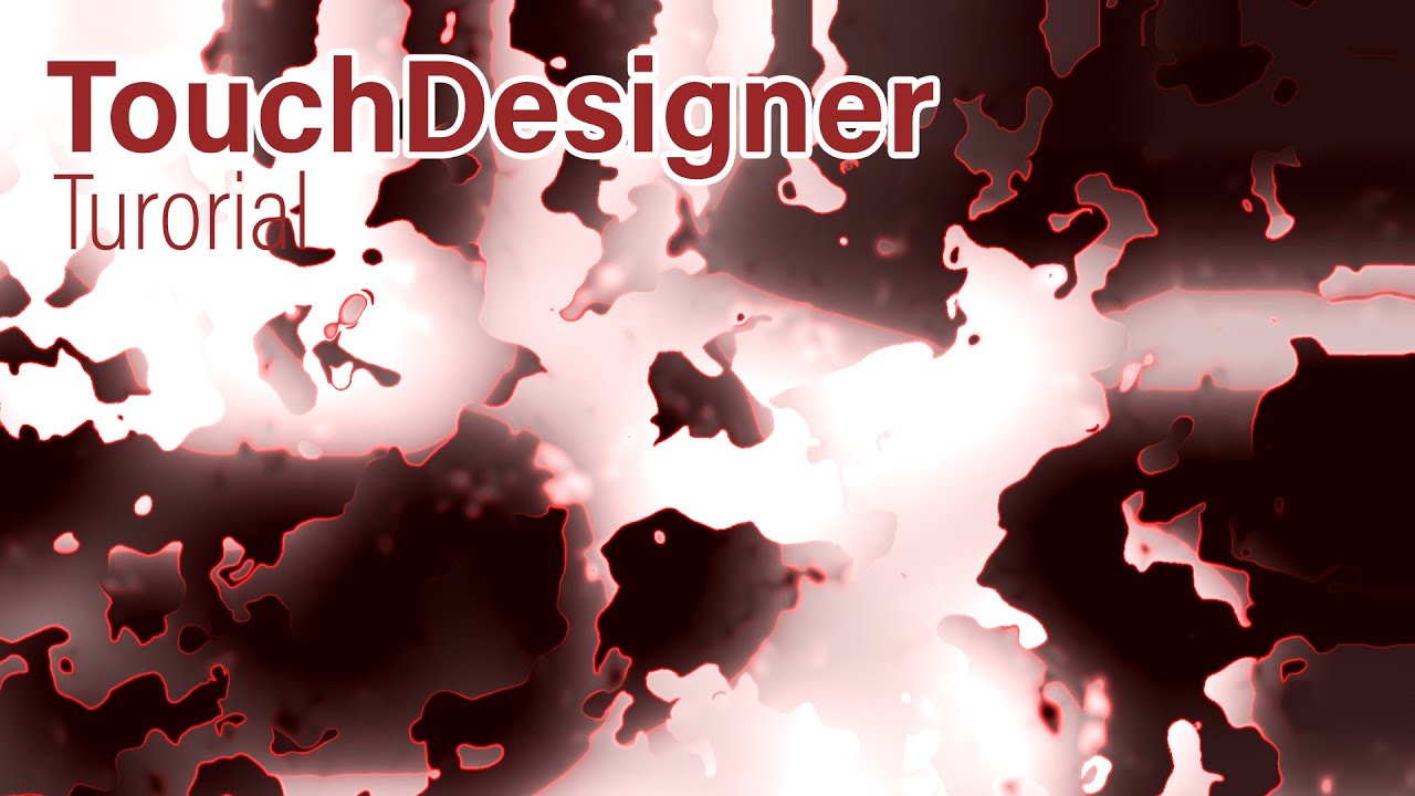 animated visual with displace - TouchDesigner tutorial