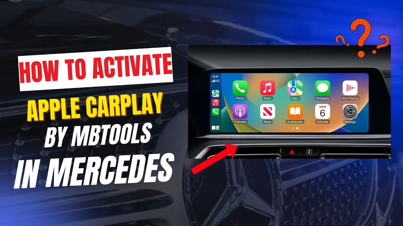 How to Activate Apple CarPlay on Mercedes Using MBtools | Full Step-by-Step Tutorial